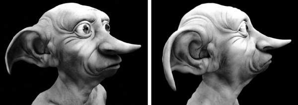 Modeling of Kreacher | free3DTutorials.com